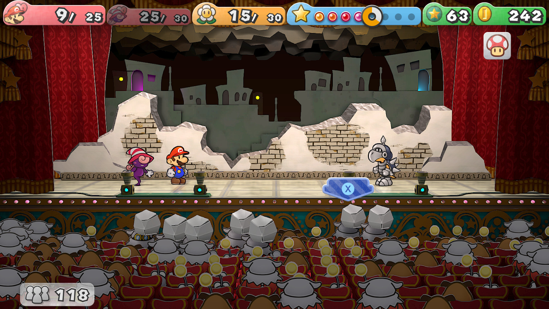 Tough Crowd (Harder Audience) Mod for Paper Mario: The Thousand Year ...