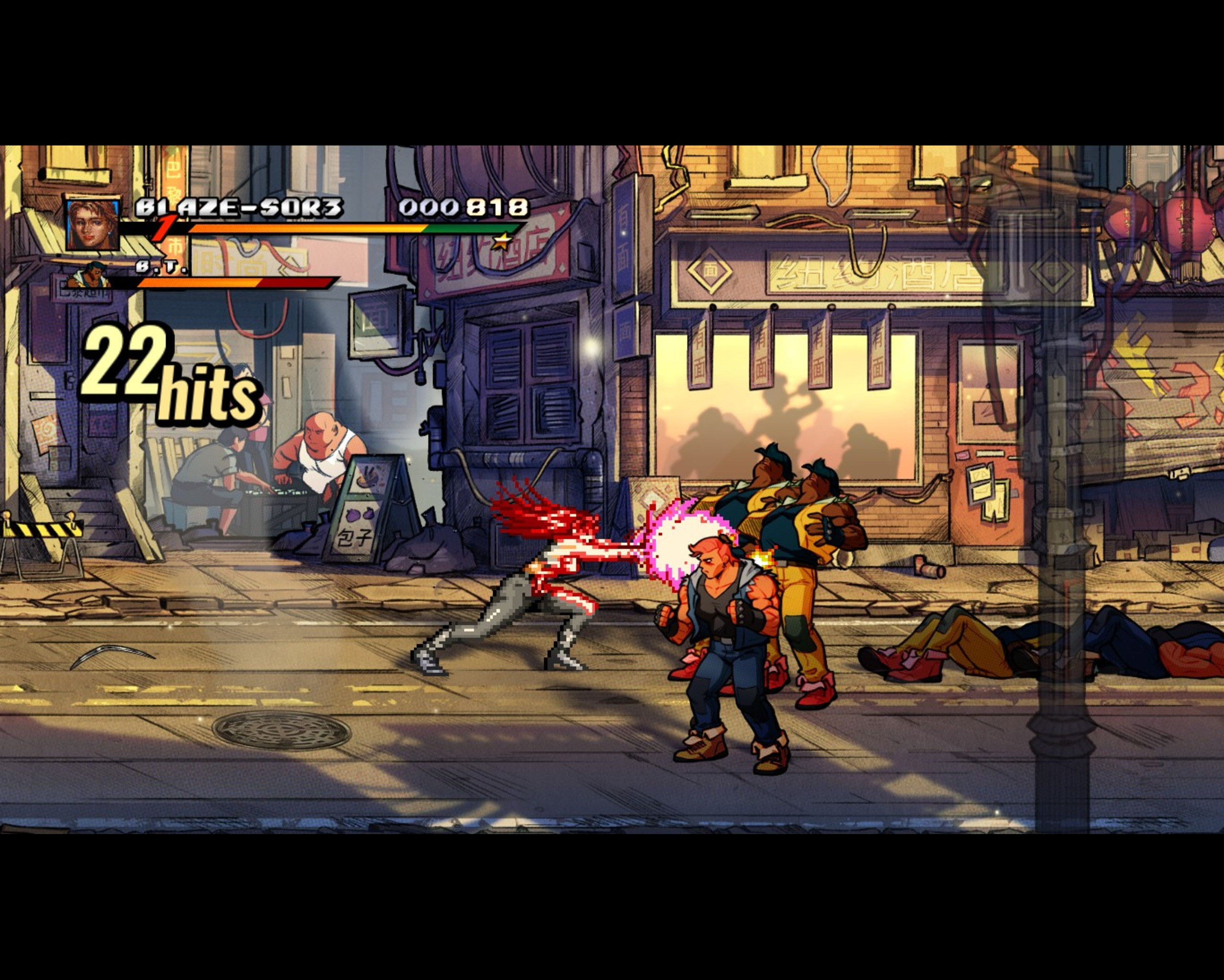 Red Lucy OC (SOR3 Blaze Skin) Mod for Streets of Rage 4 | SOR4 Mods