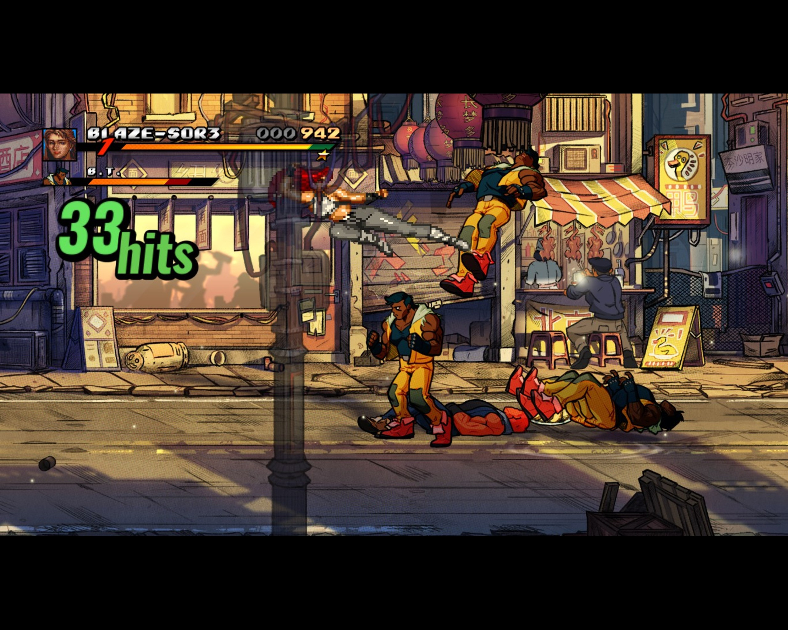 Red Lucy OC (SOR3 Blaze Skin) Mod for Streets of Rage 4 | SOR4 Mods