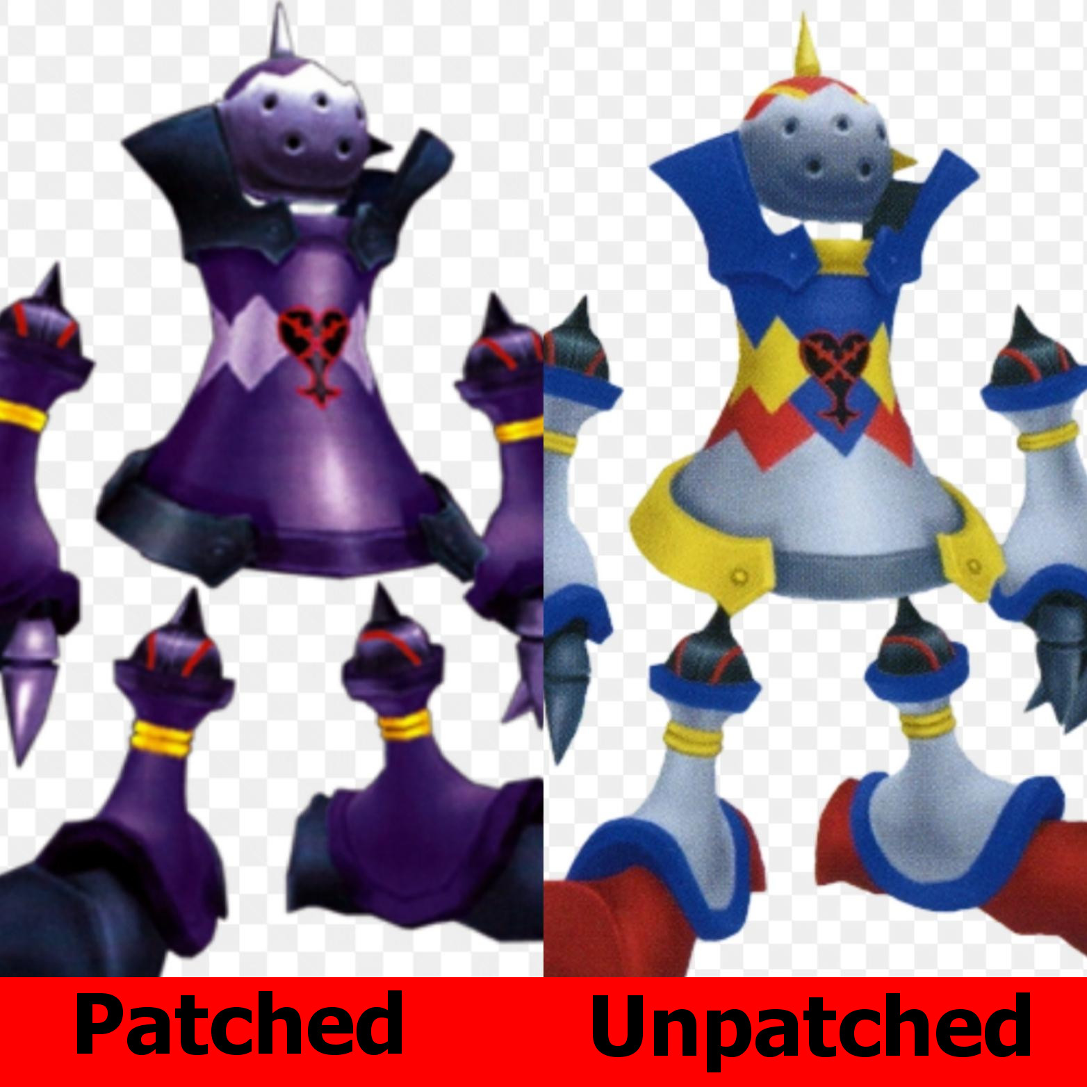 Kingdom Hearts 1 Original Heartless Colors Mod for Kingdom Hearts ...