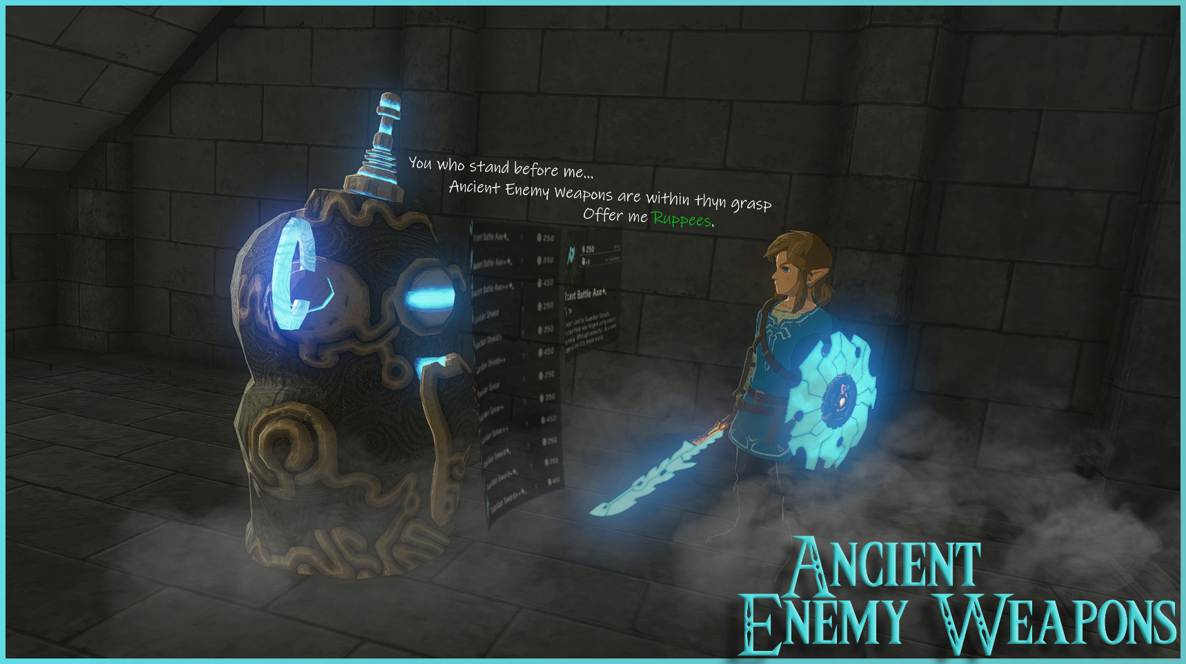 Ancient Enemy Weapons Mod for The Legend of Zelda: Tears of the Kingdom | TOTK Mods