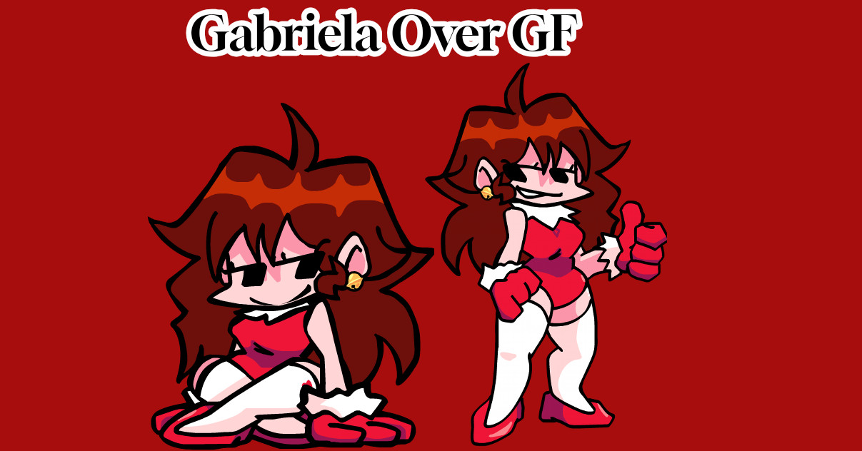 Gabriela Over GF Mod for Friday Night Funkin' | FNF Mods