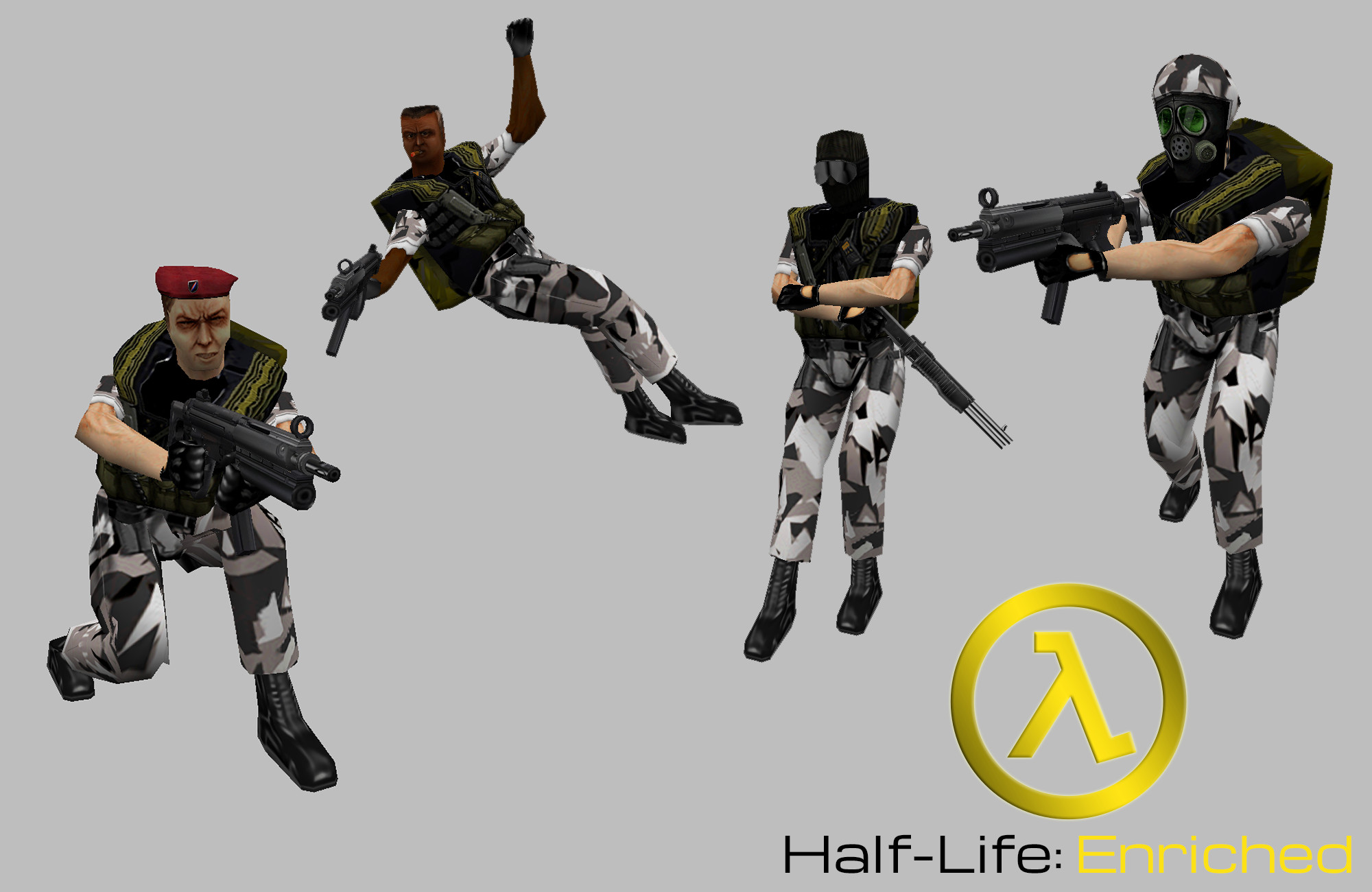 Half-Life: Enriched Skin Pack Mod for Half-Life | HL Mods