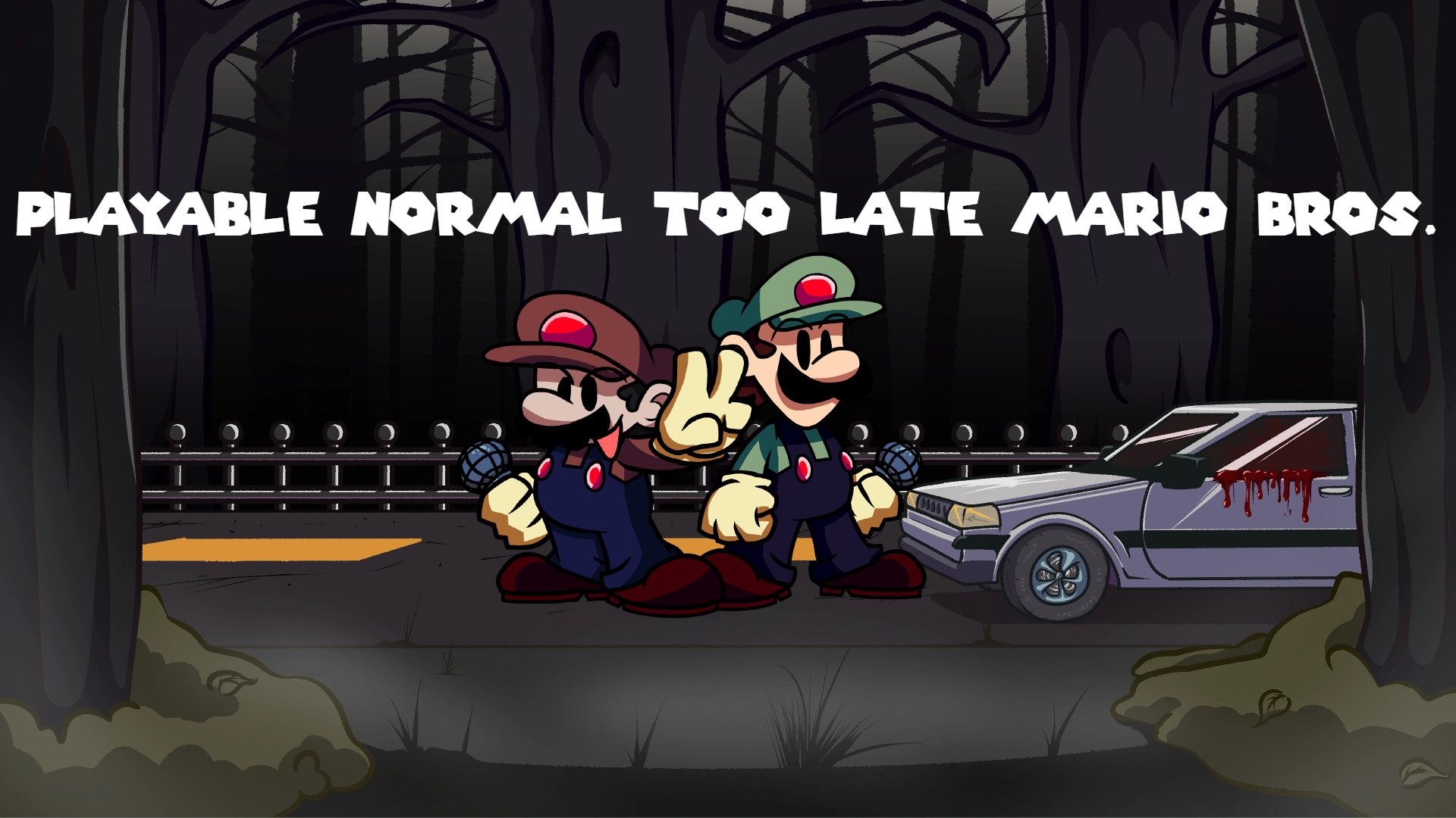Playable Normal Too Late Mario Bros. + FLA Mod for Friday Night Funkin ...