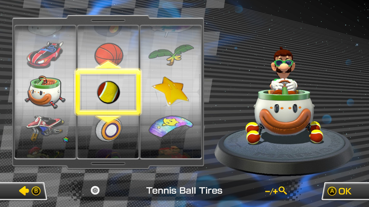 Tennis Ball Tires Mod for Mario Kart 8 Deluxe | MK8D Mods