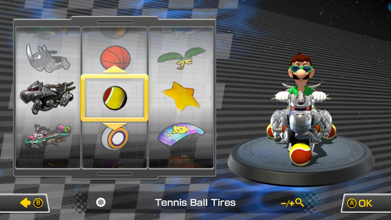 Tennis Ball Tires Mod for Mario Kart 8 Deluxe | MK8D Mods