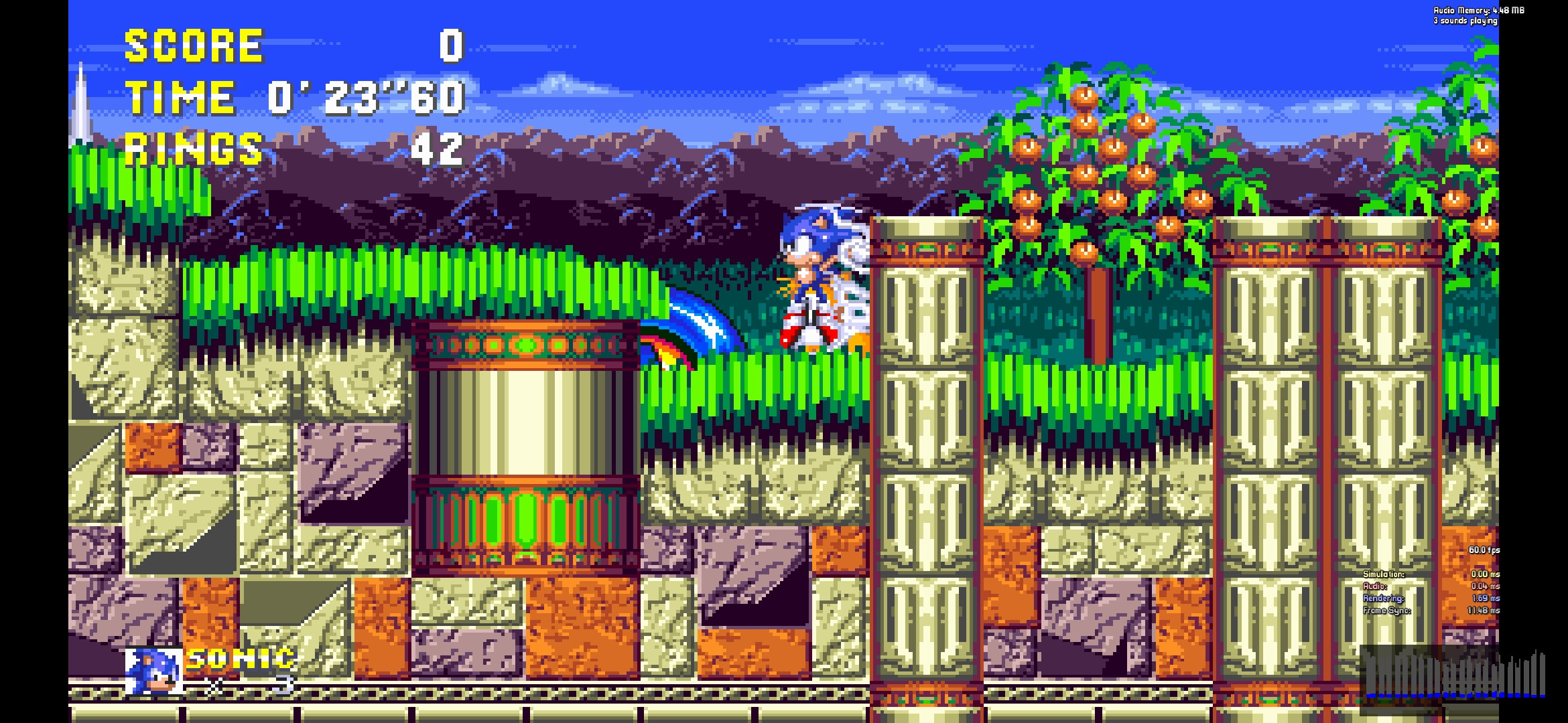 Sonic SpinDash animation (Knux update) Mod for Sonic 3 A.I.R. | S3AIR Mods