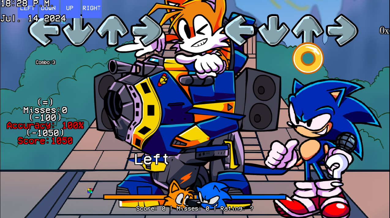 Sonic Rhythm Rush - Rebooted FANMADE - Exp.DEMO Mod for Friday Night ...