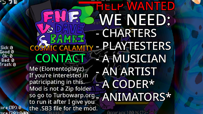 [SENSITIVE CONTENT] Dave and Bambi: Cosmic Calamity Mod for Friday ...