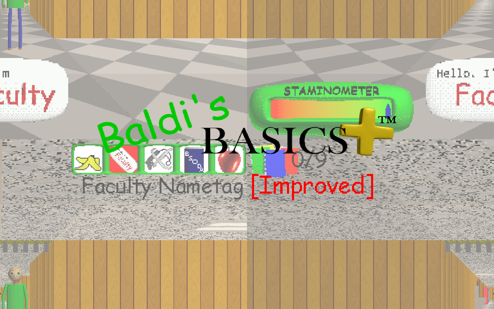 BB+&BBKED Nametag Improved [FOR ALL VERSIONS] Mod for Baldi's Basics ...