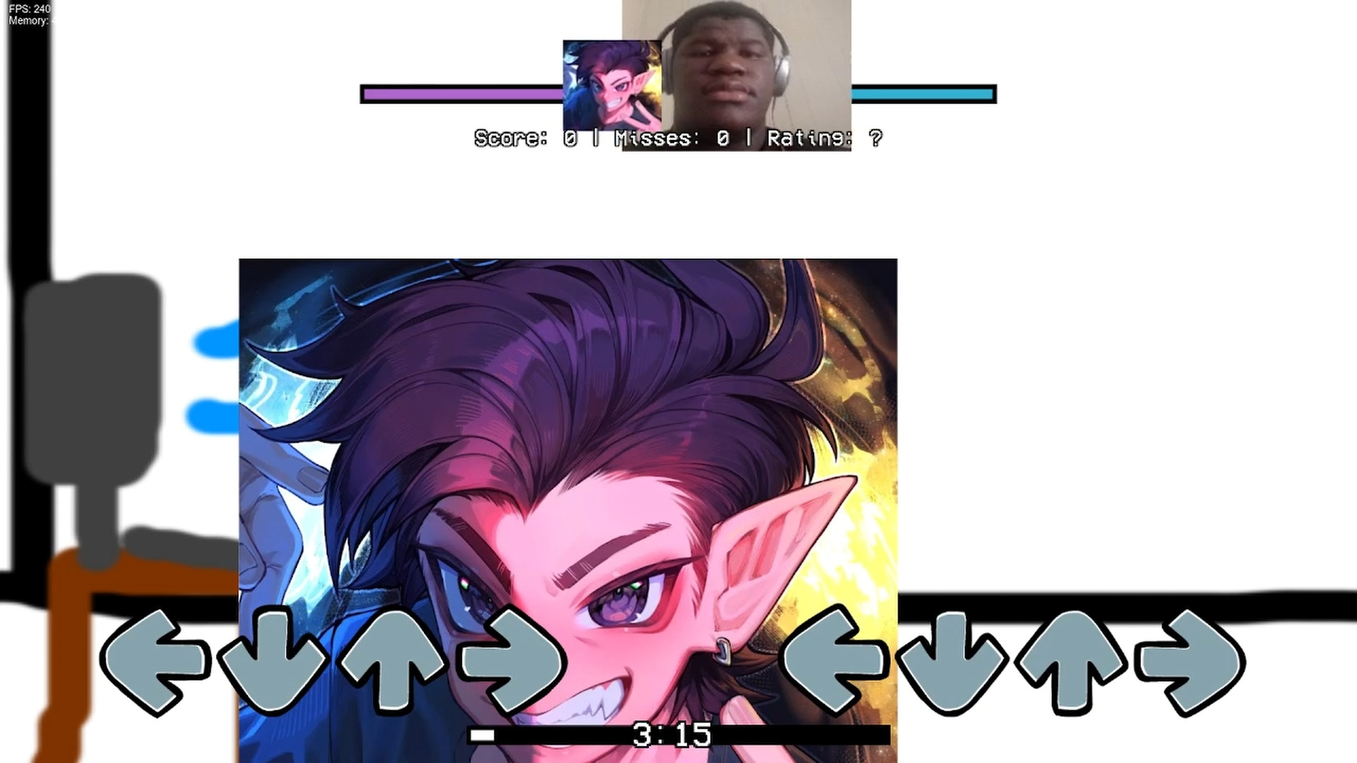 YO but more aethos-like Mod for Friday Night Funkin' | FNF Mods