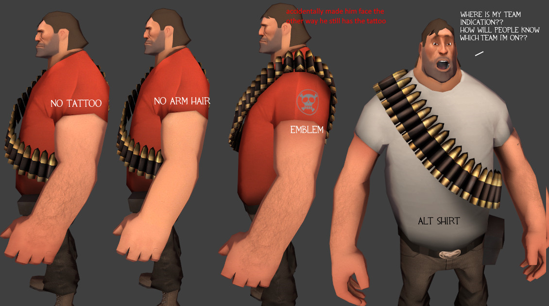 Early Concept Art Heavy Mod for Pre-Fortress 2 | PF2 Mods