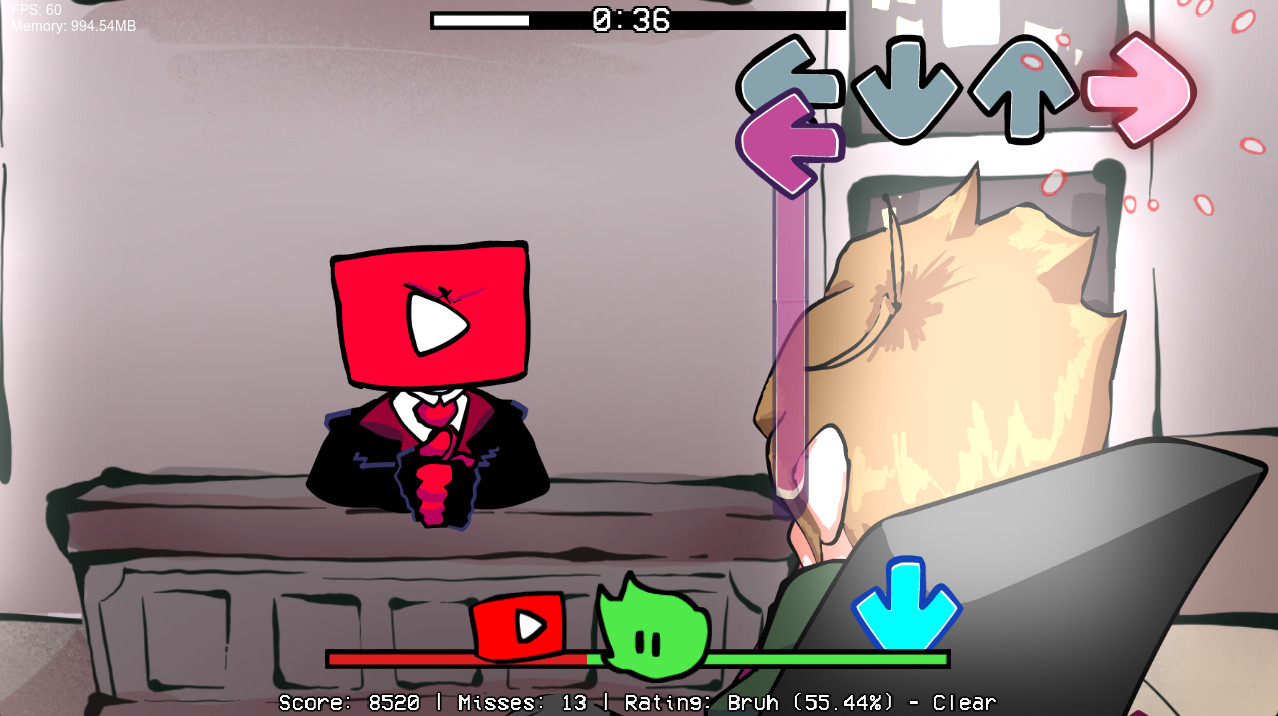 Cartoonshi's Copyright Clash Mod for Friday Night Funkin' | FNF Mods