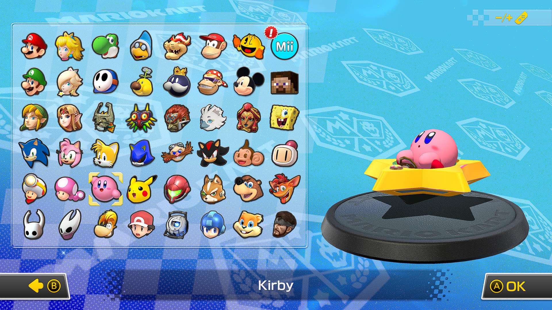 Kirby UI (MK8D Style) Mod for Mario Kart 8 Deluxe | MK8D Mods