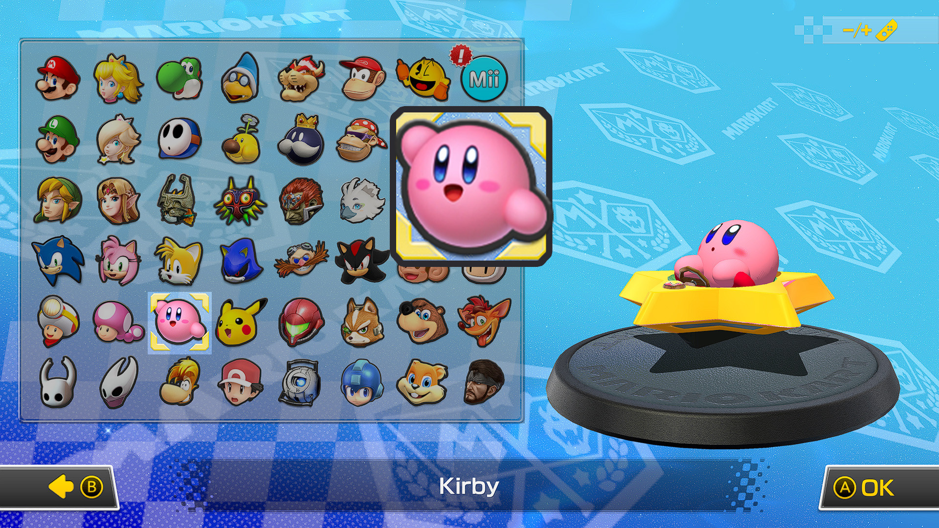 Kirby UI (MK8D Style) Mod for Mario Kart 8 Deluxe | MK8D Mods