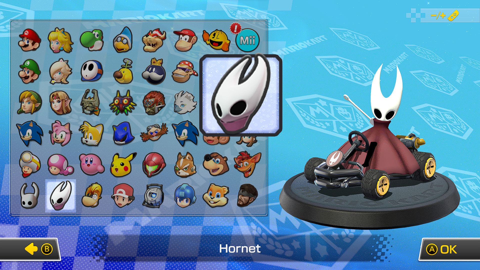 Hornet (Hollow Knight) UI (MK8D Style) Mod for Mario Kart 8 Deluxe ...