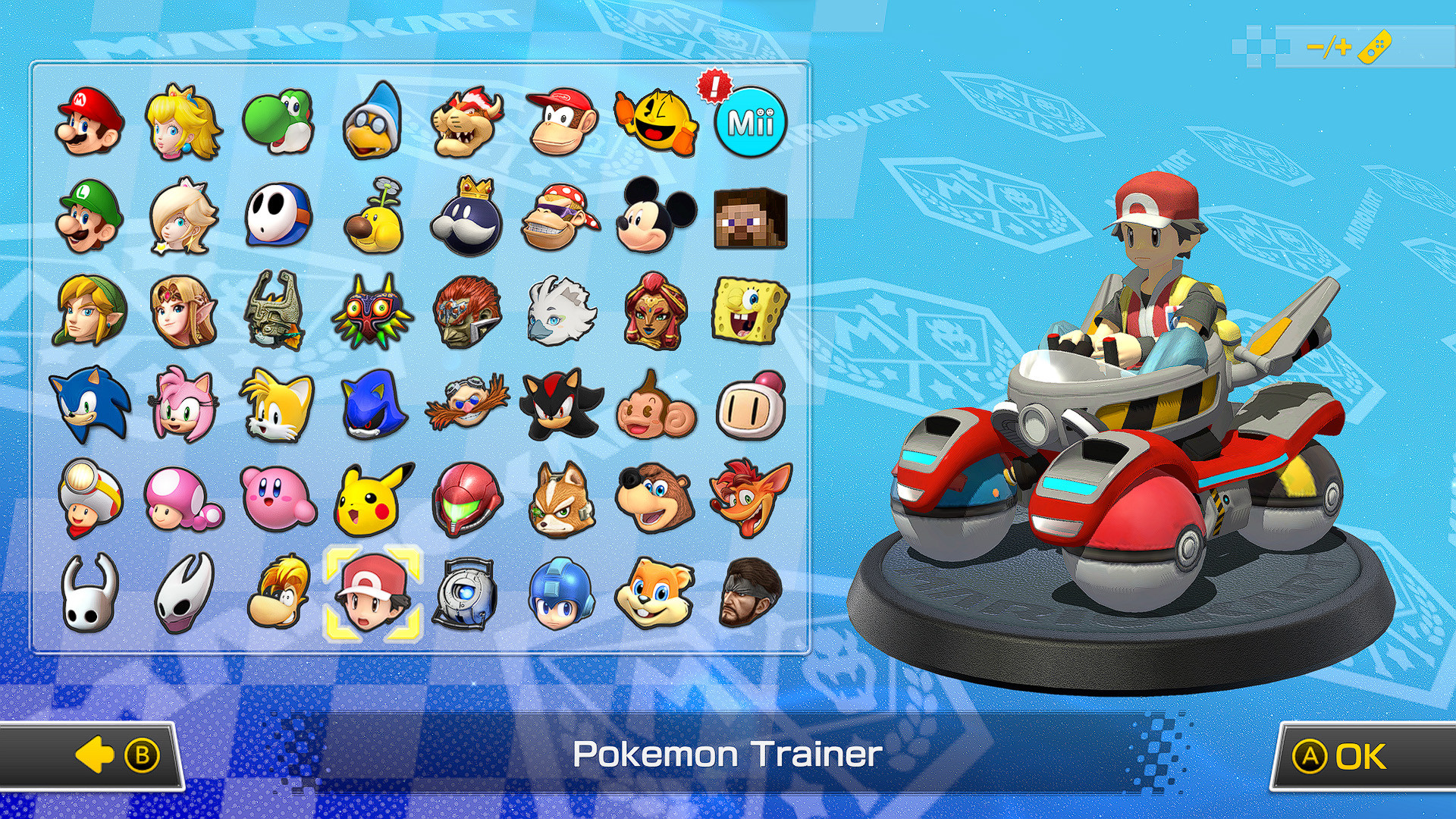 Pokemon Trainer UI (MK8D Style) Mod for Mario Kart 8 Deluxe | MK8D Mods