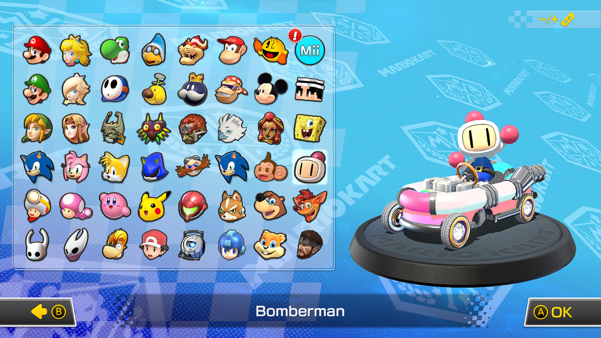 Bomberman UI (MK8D Style) Mod for Mario Kart 8 Deluxe | MK8D Mods