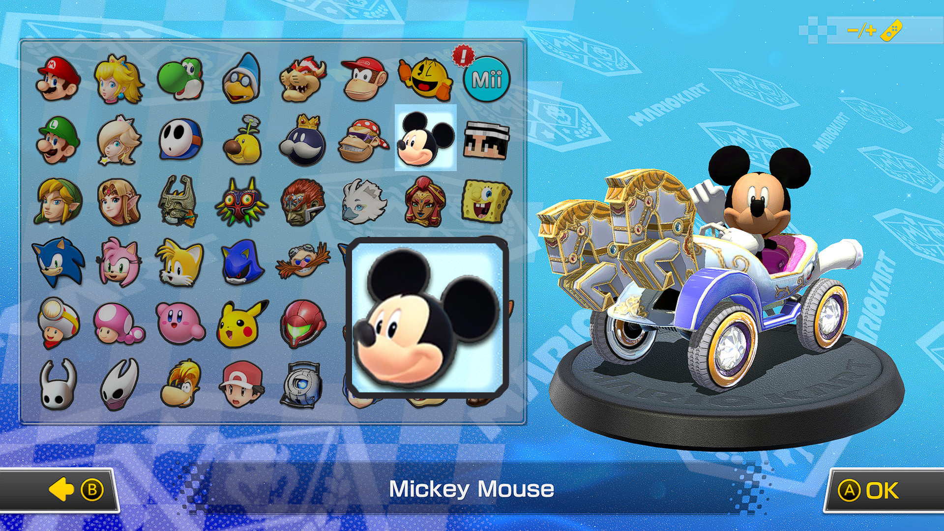 Mickey Mouse UI (MK8D Style) Mod for Mario Kart 8 Deluxe | MK8D Mods