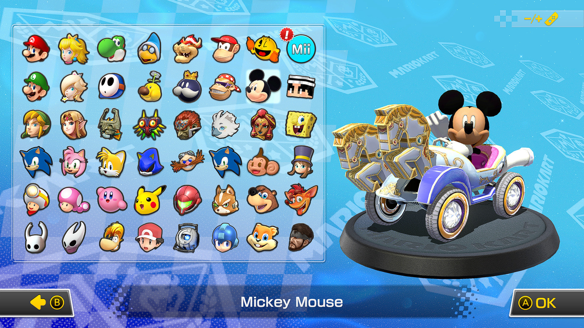 Mickey Mouse UI (MK8D Style) Mod for Mario Kart 8 Deluxe | MK8D Mods