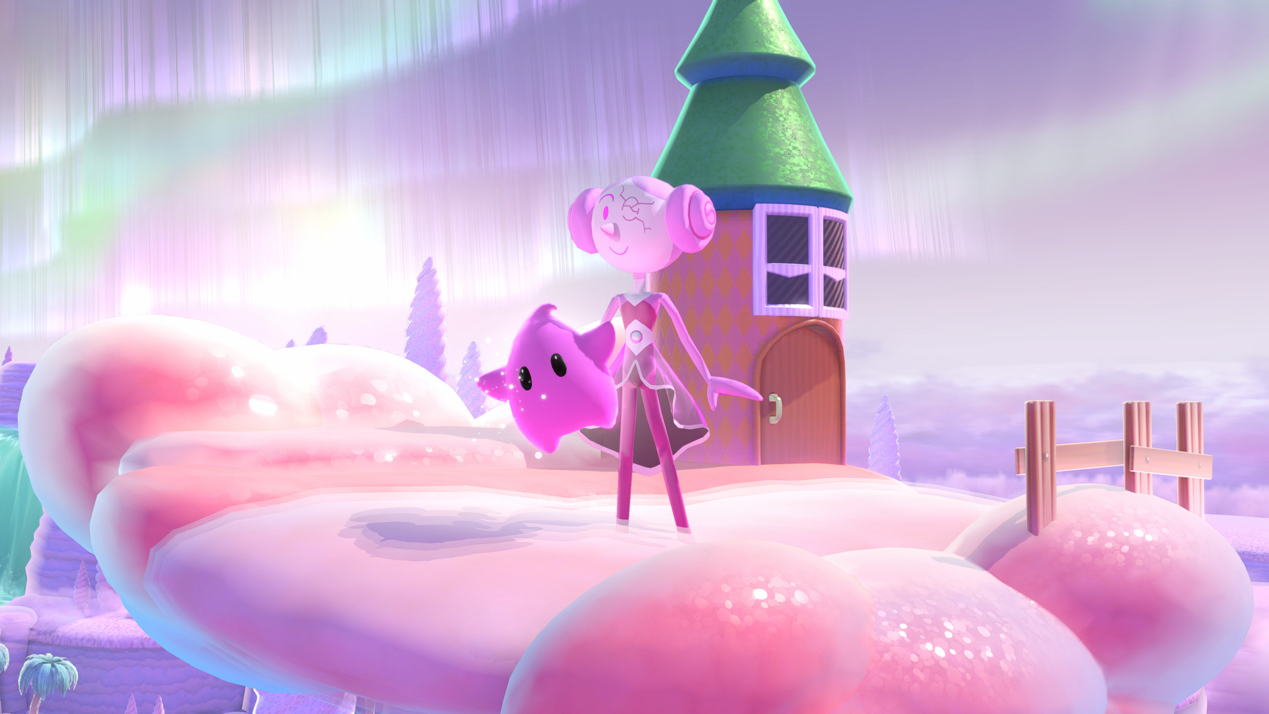 Pink Pearl/Volleyball [SU: Unleash the Light] Mod for Super Smash Bros ...