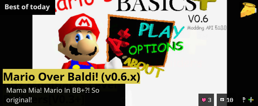 (OLD!) Mario's Basics 64 Expansion Pack! (v0.7.x) Mod for Baldi's Basics | Baldi Mods
