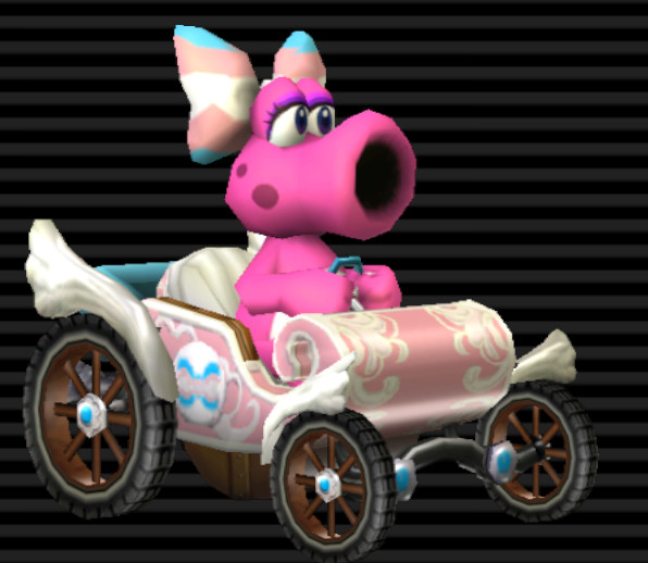 Trans Pride Birdo Mod for Mario Kart Wii | MKWii Mods