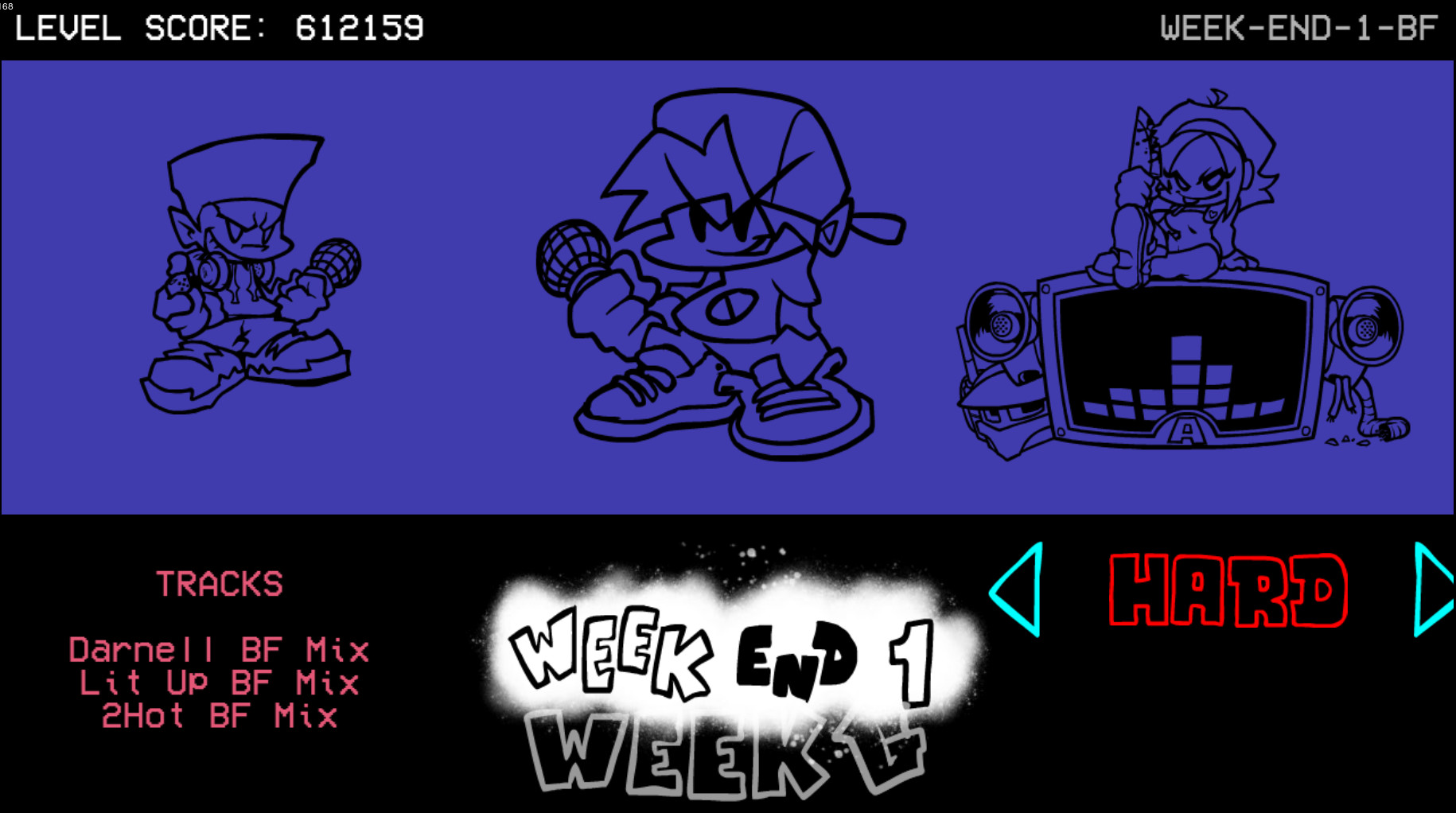 Weekend 1 BF Mix [V-Slice Port] Mod for Friday Night Funkin' | FNF Mods