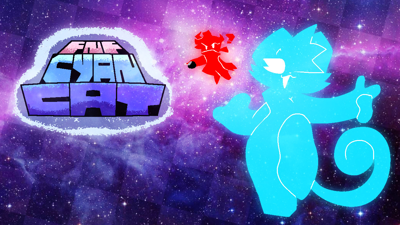 FNF: Vs CyanCat [Old] Mod for Friday Night Funkin' | FNF Mods