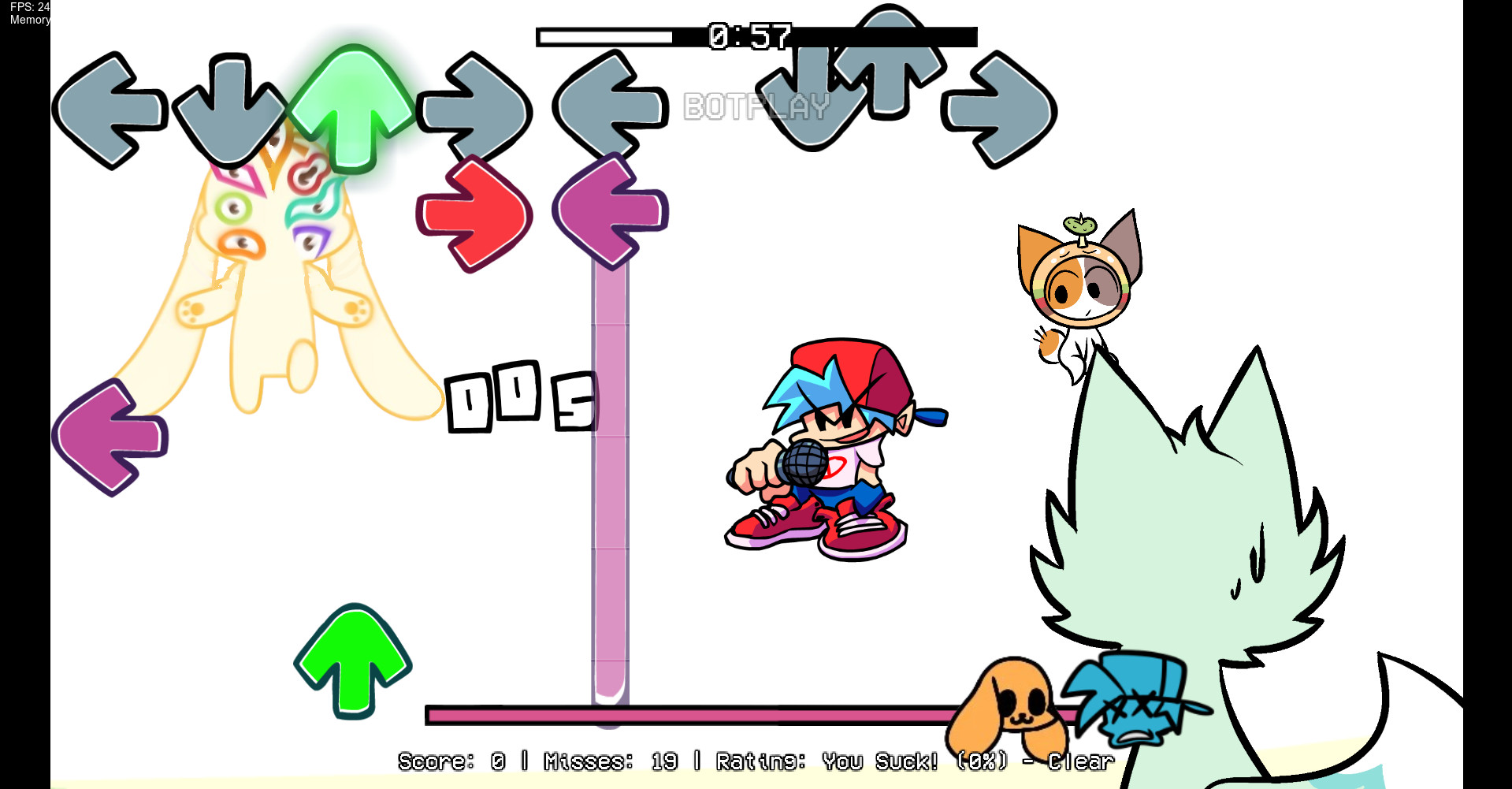 Chickn Nuggit Demigod Mod Mod for Friday Night Funkin' | FNF Mods