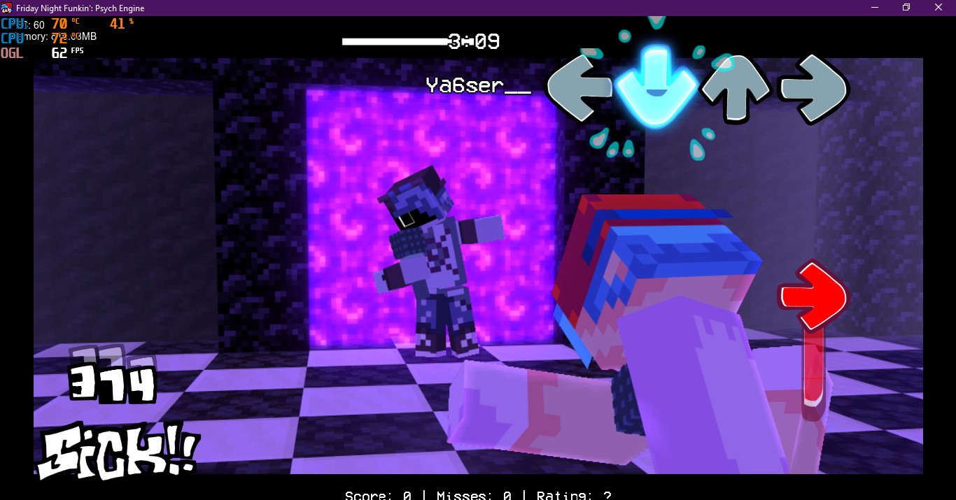 Silly Billy but Minecraft V2 Mod Mod for Friday Night Funkin' | FNF Mods