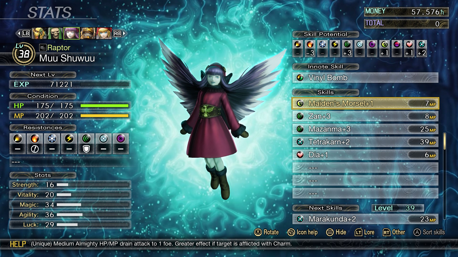 Positive potentials for unique skills Mod for Shin Megami Tensei V ...