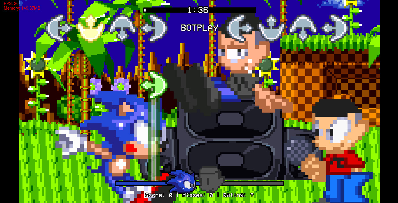 [SENSITIVE CONTENT] Sonic The Hedgehog (My Game) over Senpai Mod for ...