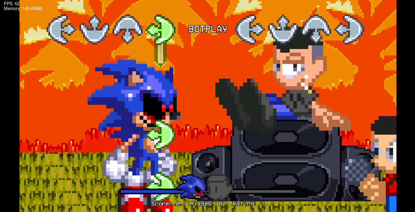 [SENSITIVE CONTENT] Sonic The Hedgehog (My Game) over Senpai Mod for ...