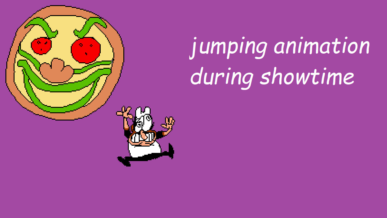 Jumping Animation During Showtime Mod for Pizza Tower | PT Mods