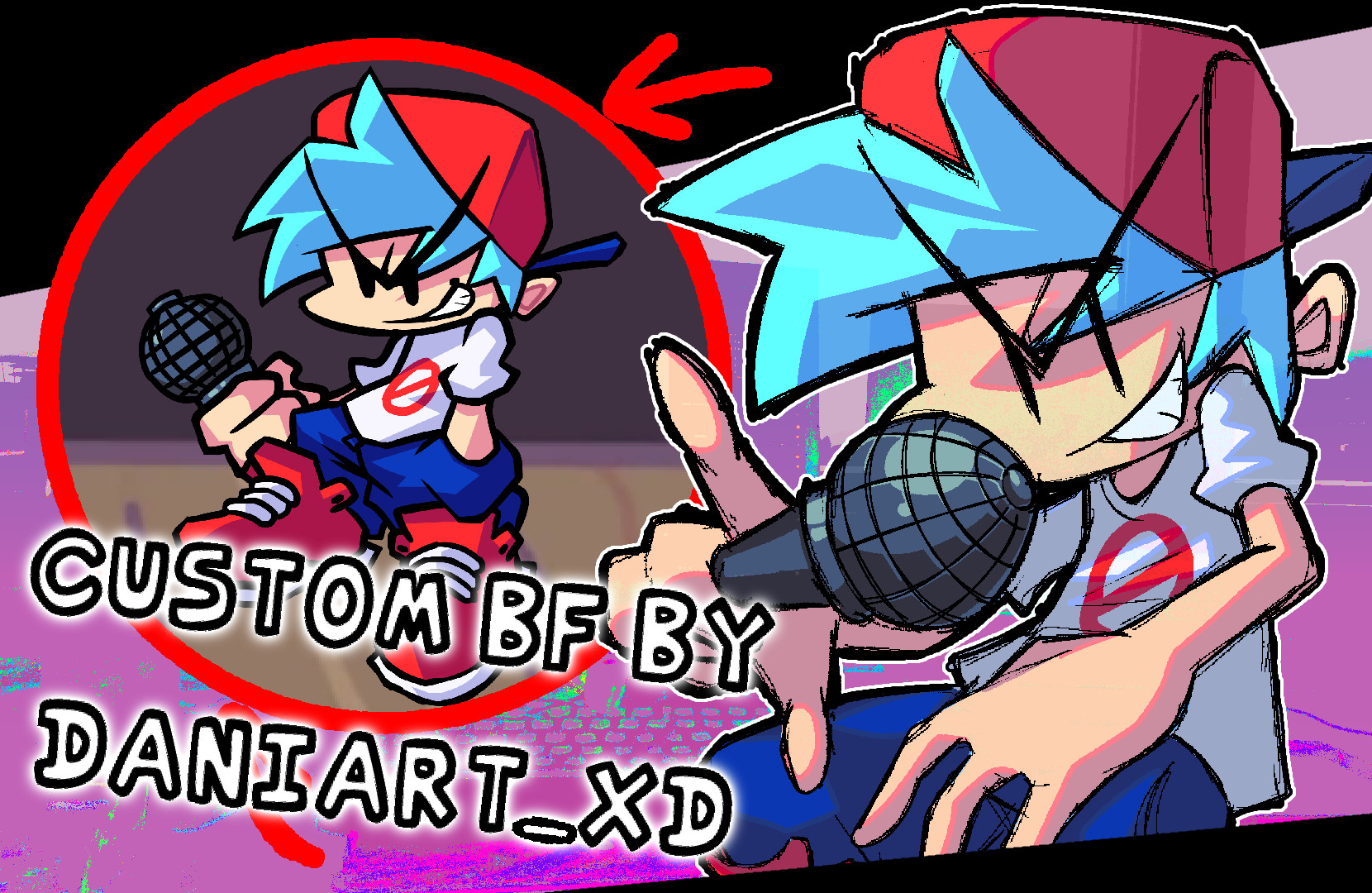 DaniArt_XD´s Custom Boyfriend [FREE] Mod for Friday Night Funkin' | FNF ...