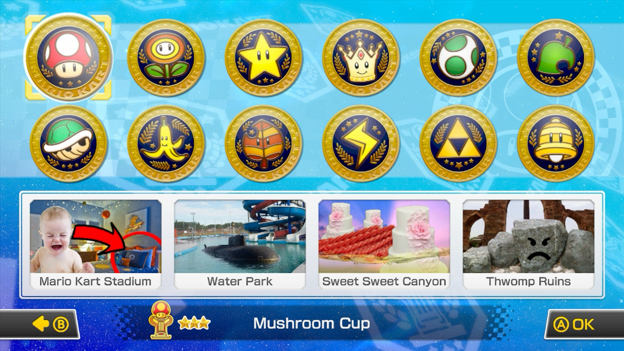 Course Icon Pack U Mod for Mario Kart 8 | MK8 Mods