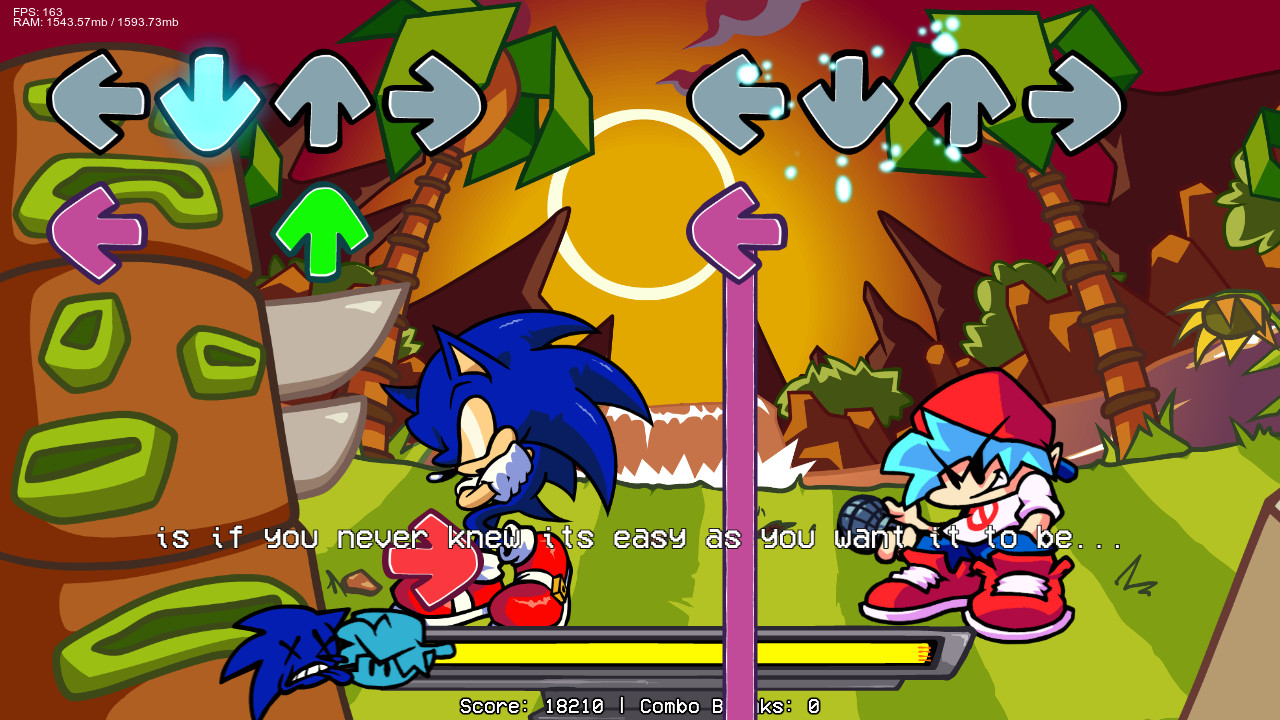 Sonic Legacy V-Slice Port Mod for Friday Night Funkin' | FNF Mods