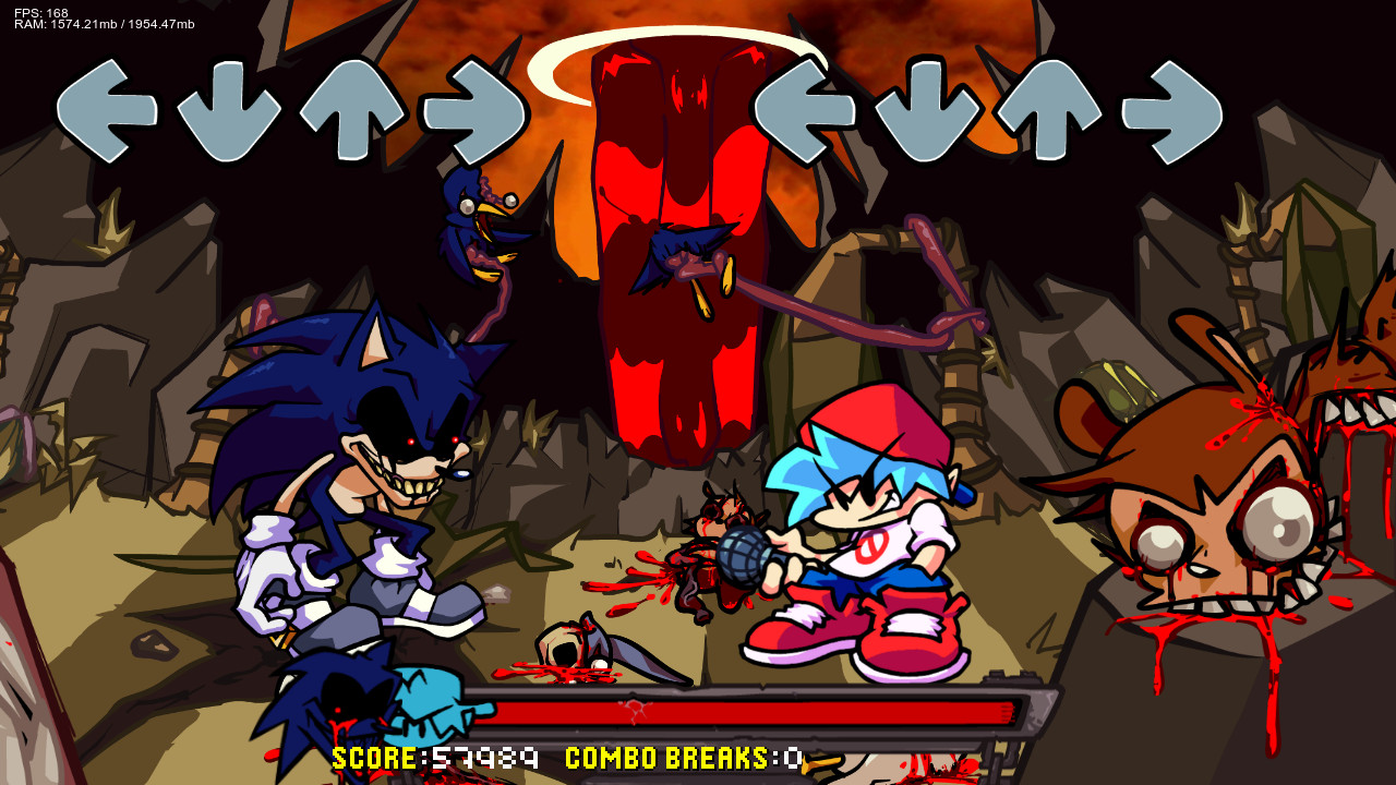Sonic Legacy V-Slice Port Mod for Friday Night Funkin' | FNF Mods