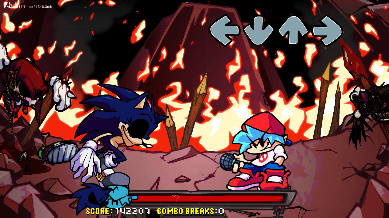 Sonic Legacy V-Slice Port Mod for Friday Night Funkin' | FNF Mods