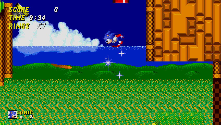 S3&K Sonic in Sonic 2 Mod for Sonic the Hedgehog 2 (2013) | S2 2013 Mods