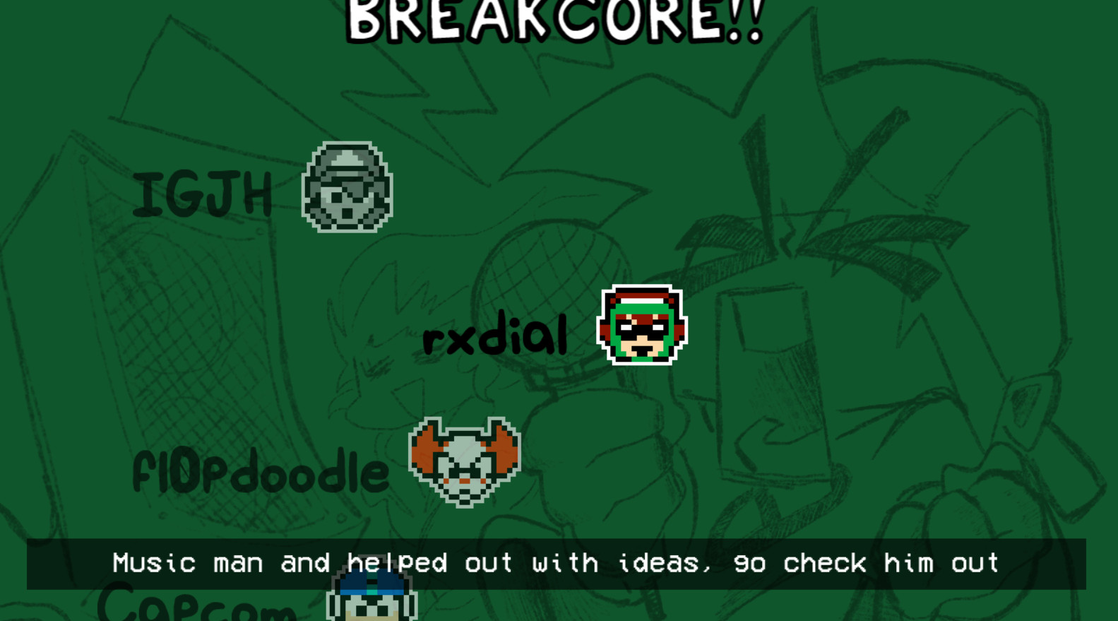 .BREAKCORE. Mod for Friday Night Funkin' | FNF Mods