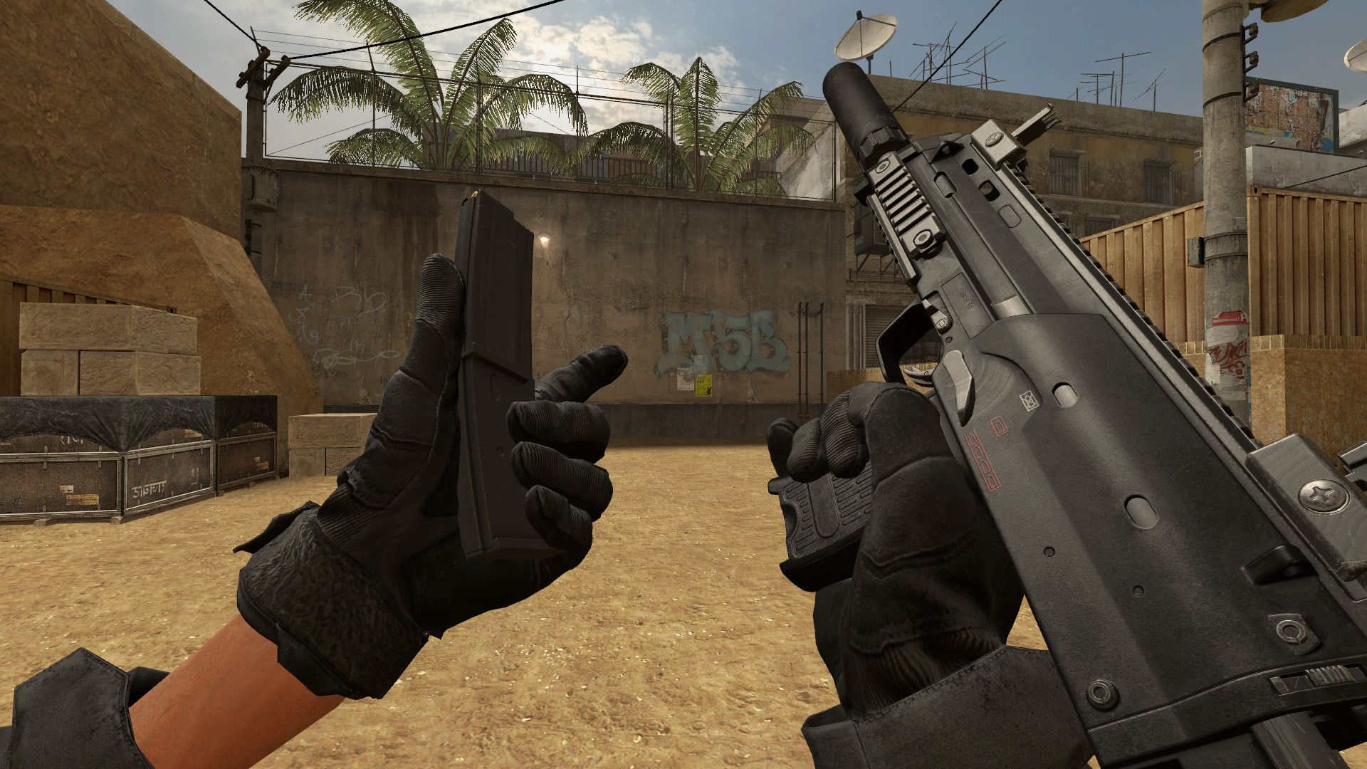 Insurgency: Sandstorm MP7A1 on MWII Anims Mod for Counter-Strike ...