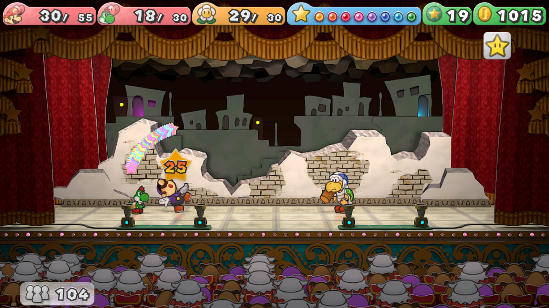 5x Double Pain Badge to Start Mod for Paper Mario: The Thousand Year ...