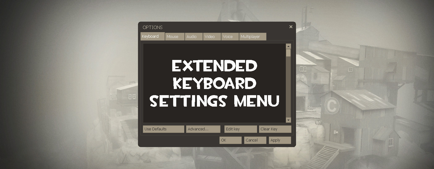 Extended Keyboard Settings Menu Mod for Team Fortress 2 | TF2 Mods