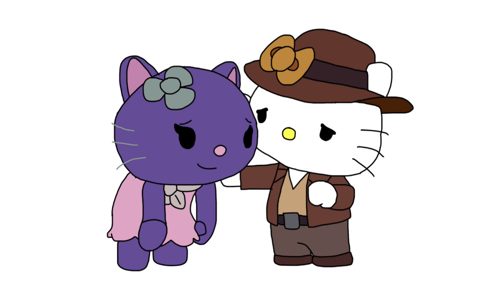 Twiddlefinger Frido and Hello Kitty Mod for Friday Night Funkin' | FNF Mods