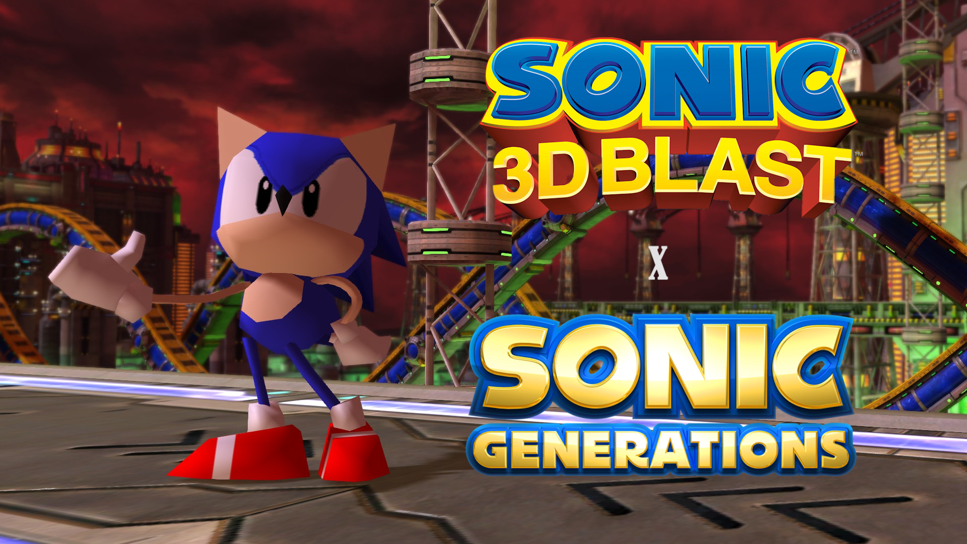 Sonic 3D Blast Sonic Mod for Sonic Generations (2011) | Gens Mods