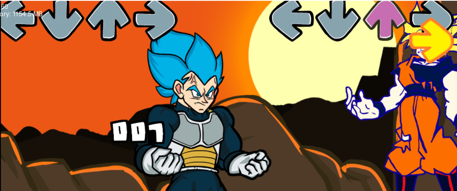 Goku and Vegeta sings Cupid in FNF!!! Mod for Friday Night Funkin ...