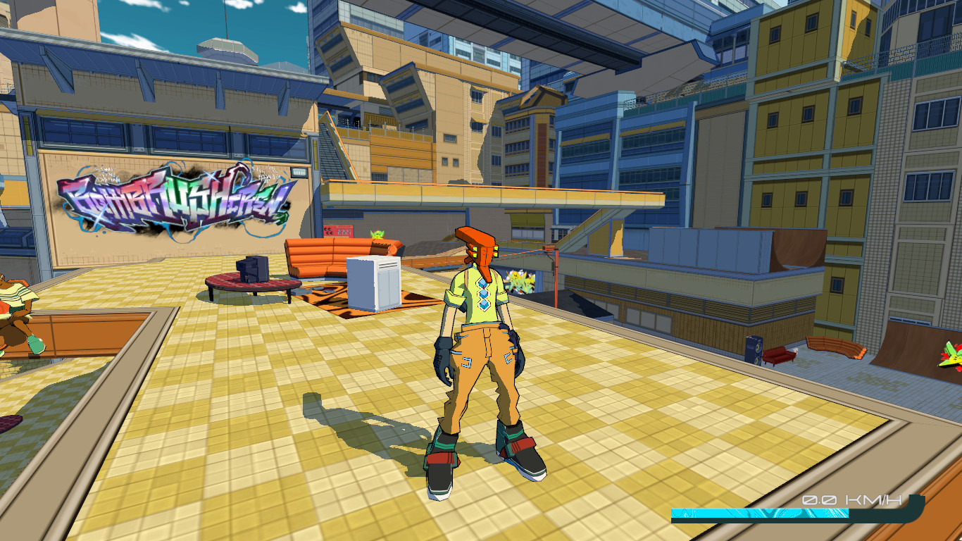 Red/Faux Alt Summer Outfit Mod for Bomb Rush Cyberfunk | BRC Mods