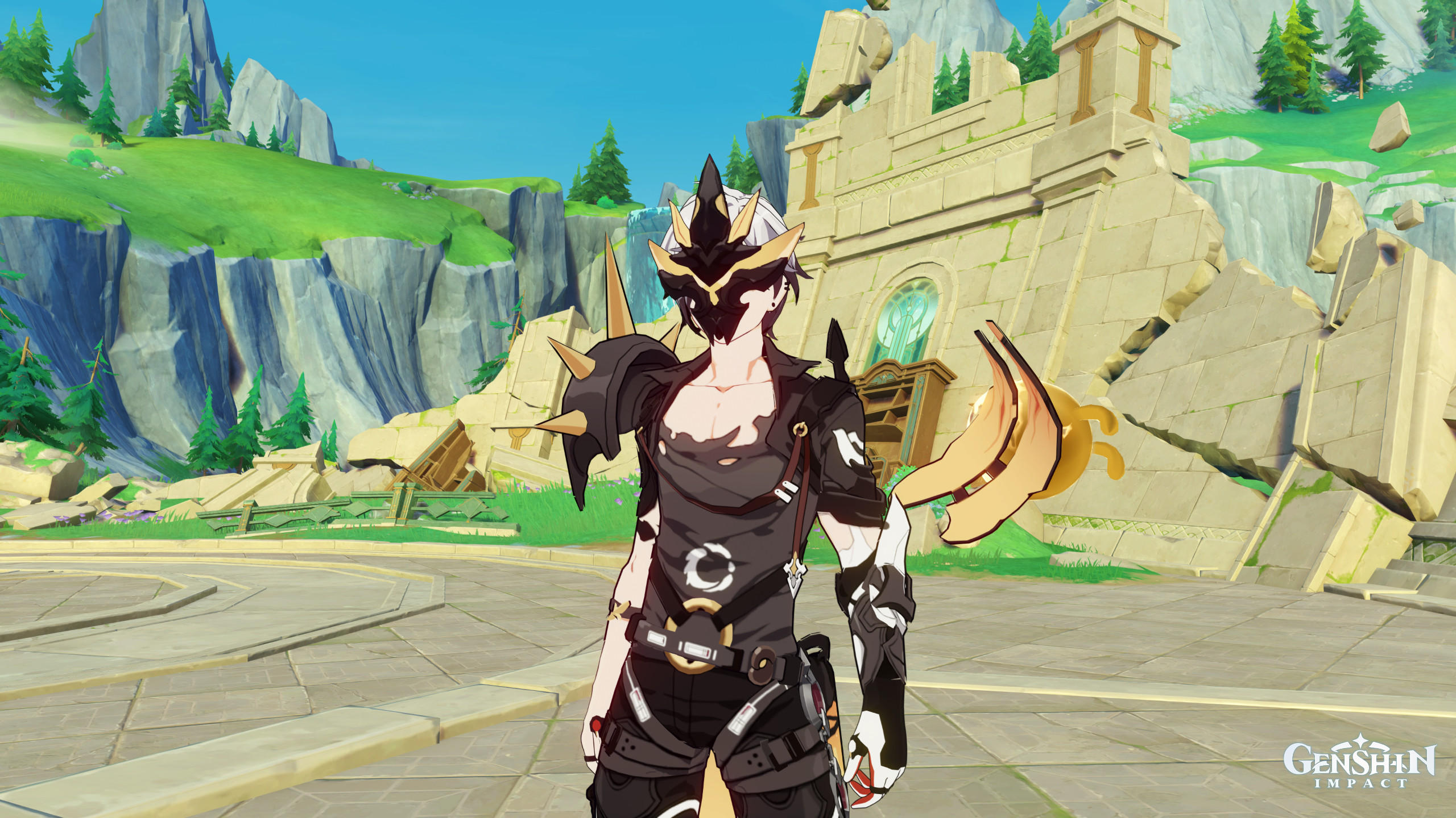 Kalpas from Honkai impact over Wriothesley Mod for Genshin Impact | GI Mods